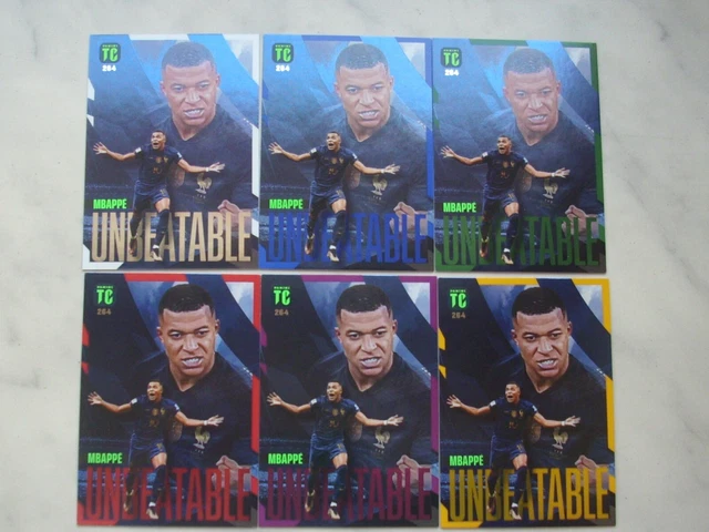 TOP CLASS 2023 Unbeatable Full Set 6 Card Mbappe Blue,Red,Green,Purple ...