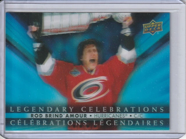22-23 UD TIM Hortons LC-12 ROD BRIND'AMOUR Legendary Celebrations ...