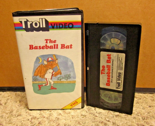 BASEBALL BAT ADAPTATION George Guzzi cartoon 1987 Troll Video kids book ...