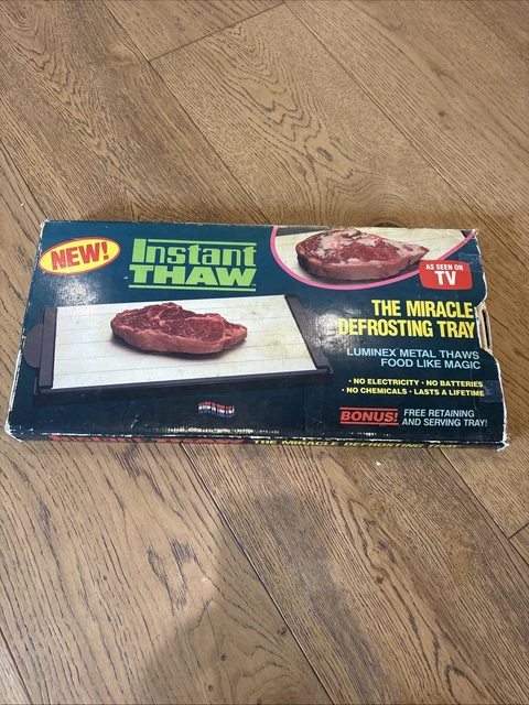 VINTAGE INSTANT THAW the Original Miracle Defrosting Thawing Tray W ...