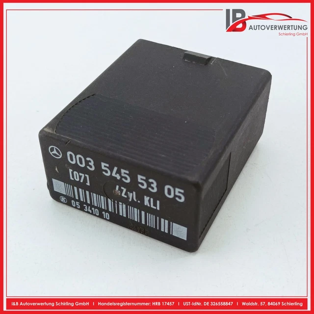 MERCEDES-BENZ W124 W201 Relay Air Conditioner 4 Cyl KLI 0035455305 LK ...