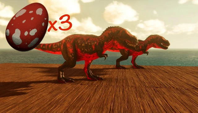 ARK SURVIVAL ASCENDED - Deadpool Rex Lvl 362 (3 Eggs) PC/PS5/XBOX PVE ...