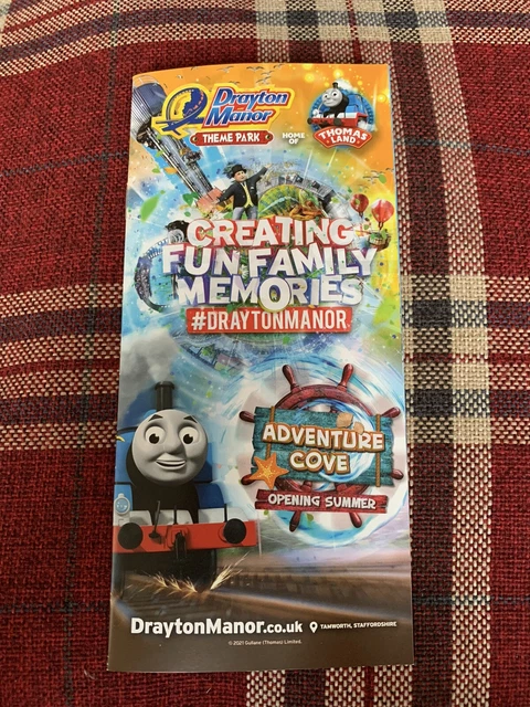 Drayton Manor Theme Park Map ZU VERKAUFEN! - PicClick DE