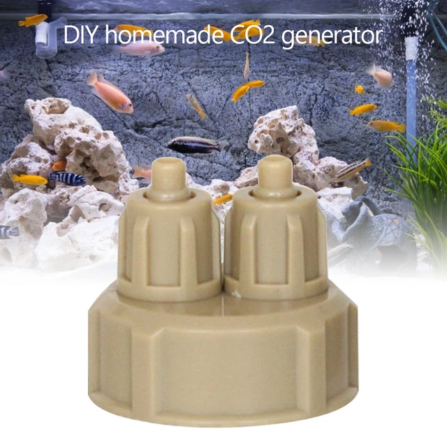 CO2 SYSTEM GENERATOR Bottle Cap Reactor Quick Screw Part Aquarium Air ...