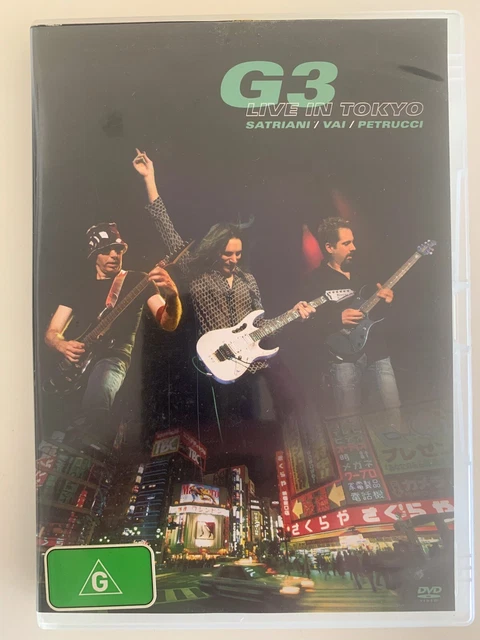 G3 LIVE IN Tokyo - Joe Satriani, Steve Via, John Petrucci (DVD) £15.52 ...