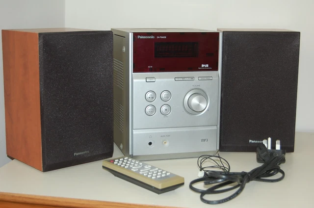 PANASONIC SA-PM4DB CD Stereo DAB System Remote Faulty System Working £ ...