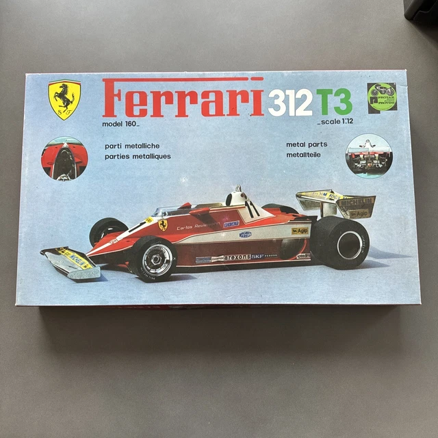 PROTAR FERRARI 312 T3 1/12 Scale Metal Plastic AS IS Read Red EUR 129 ...