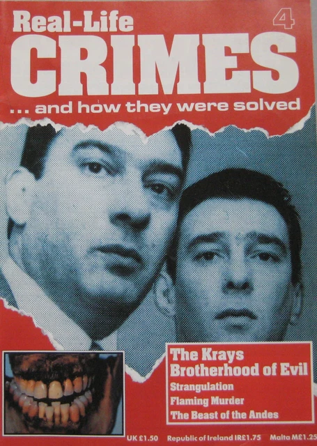 REAL-LIFE CRIMES EAGLEMOSS magazine Issue 4 - The Krays Brotherhood of ...