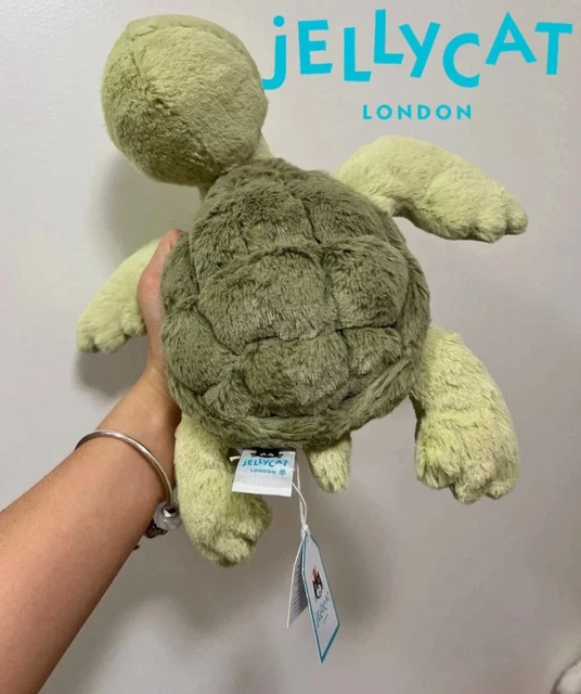 JELLYCAT TULLY TURTLE Plush Ultra Soft Brand New With Tags BNWT and ...