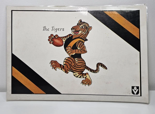 RICHMOND TIGERS AFL VFL A4 Sized Laminated Poster 1970s/1980s $25.00 ...