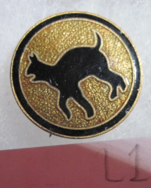 Army Crest Di Dui Pb Pinback Ww2 81st Infantry Division Patch Type Nhm