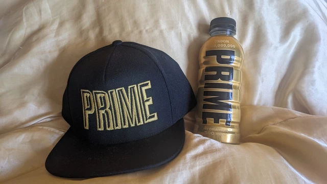 LIMITED EDITION GOLD Prime Single Bottle AND Cap / Hat London EXCLUSIVE ...