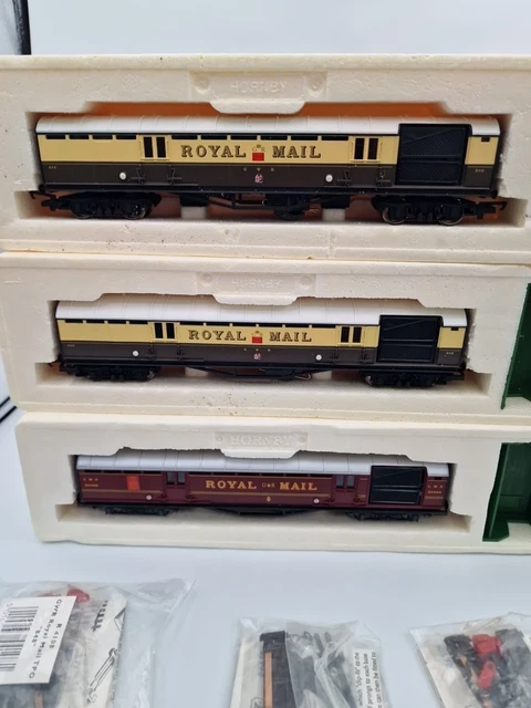 HORNBY `00 GAUGE` R4108 X 2 TPO G.W.R OPERATING MAIL COACH SET 1X R4155 Joblot £19.99 - PicClick UK