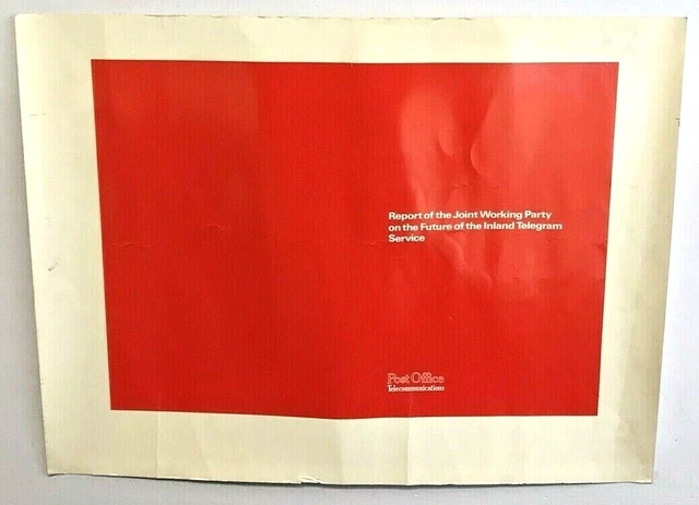 VINTAGE POSTER POST Office Telecommunications Inland Telegram Service ...