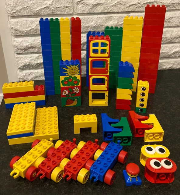 VINTAGE 1997 LEGO Duplo Large Basic Building Set 9081 eyes, printed ...