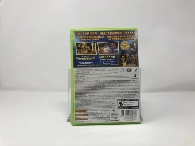 MADAGASCAR 3: THE Video Game - Microsoft Xbox 360 - Complete In Box CIB ...