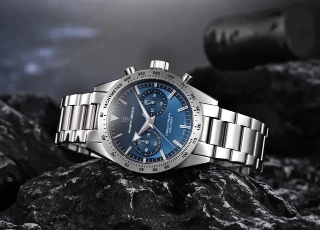 OROLOGIO PAGANI DESIGN PD 1766 Quadrante Blu Heritage 57 Homage ...