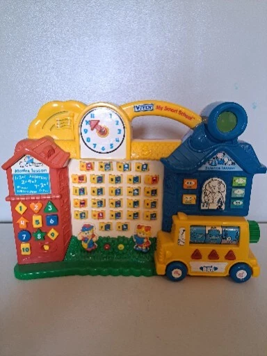 VTECH LITTLE SMART Explore My School Electronic Teaching Toy 1999 ...