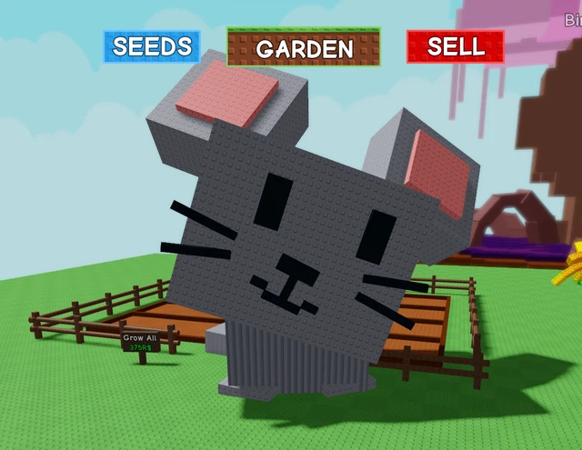GROW A GARDEN - Semi Titanic Huge Mega Grey Mouse - Age 100 - 72.19KG £ ...