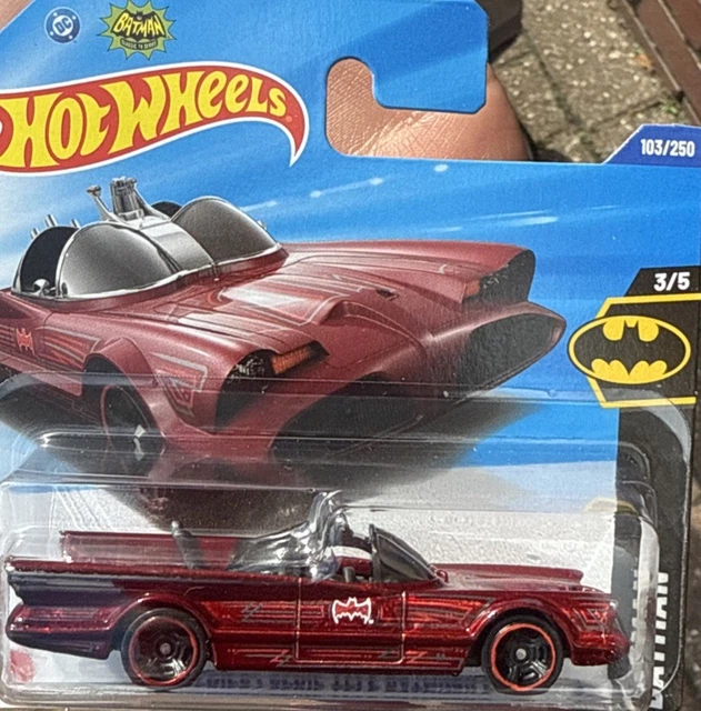 HOT WHEELS TV Series Batmobile burgundy 2025 £4.36 - PicClick UK