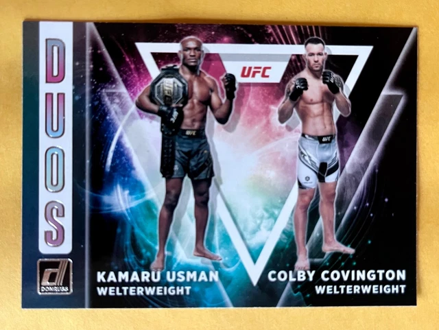 CARTE D'INSERTION KAMARU Usman / Colby Covington 2022 Panini Donruss ...
