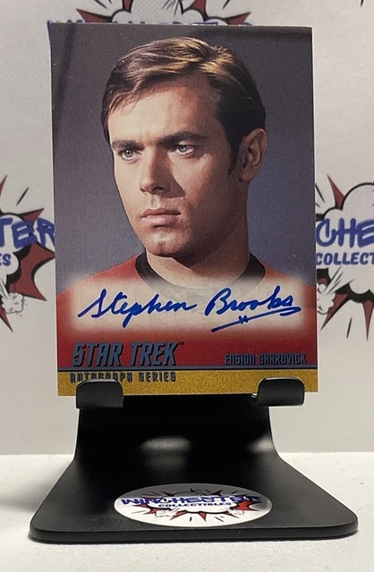STEPHEN BROOKS AUTO Star Trek Autograph Series ENSEIGNE GARROVICK A51 ...