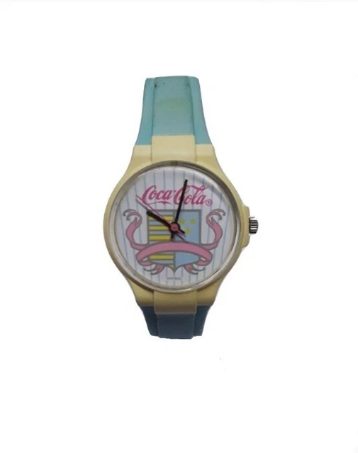 COKE COCA-COLA RARE RARE VINTAGE Quartz WATCH Women's Pink (Coat of ...