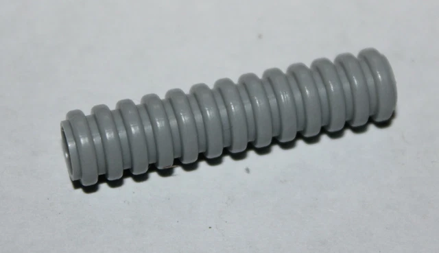 LEGO OLDGRAY HOSE Ribbed 7mm D.4L ref 78c04/set 9748 Droid Developer ...