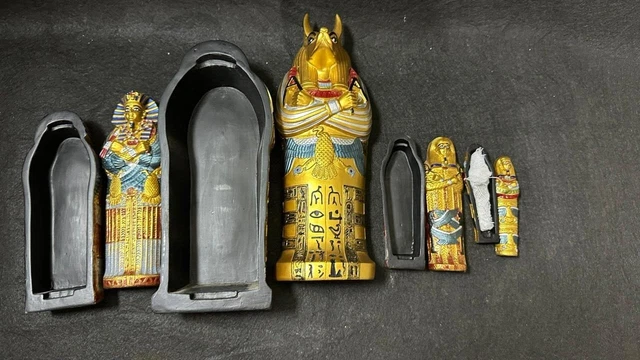 RARE GOD ANUBIS Coffin Ancient Antiquities Statue Pharaonic Unique ...