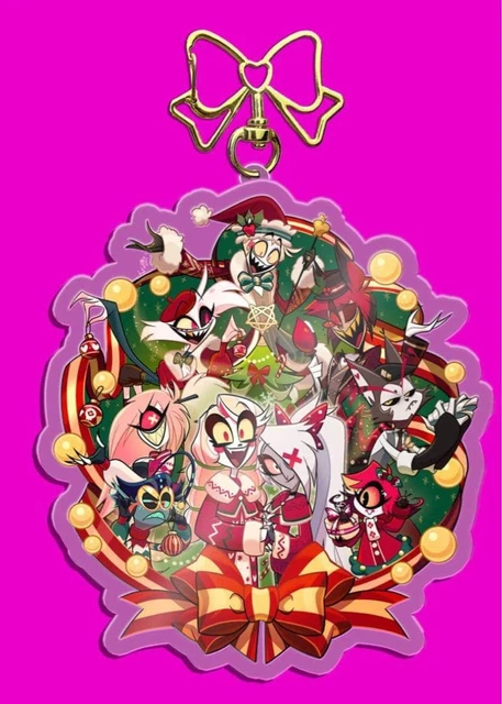 HAZBIN HOTEL CHRISTMAS Acrylic Keychain Official 2025 Unopened £80.53 ...