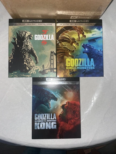SET GODZILLA 4K UHD-Godzilla King of Monsters-Godzilla v Kong 4K UHD ...