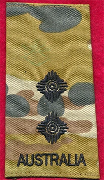 LIEUTENANT (LT) RANK Slide - AMCU Militaria Patch Patches EUR 10,91 ...