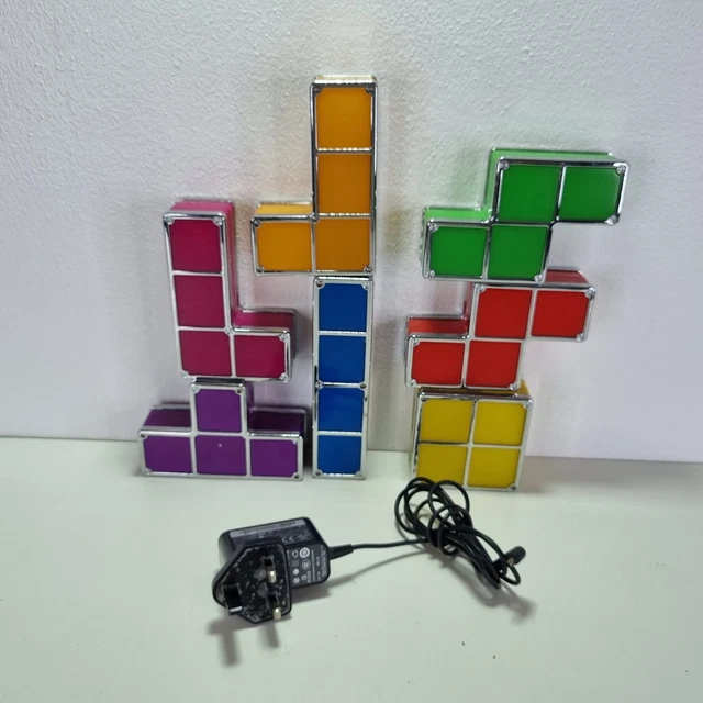 TETRIS STACKABLE LED Desk Lamp, Light Up Display, Retro Gaming Puzzle £ ...