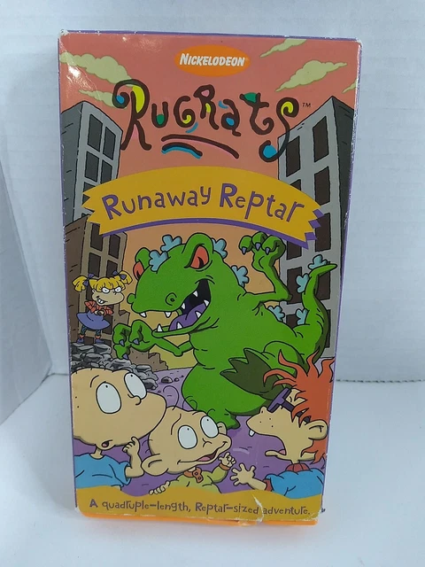 RUGRATS RUNAWAY REPTAR VHS tape Nickelodeon cartoon w/ Chuckie’s ...
