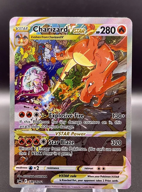 CHARIZARD VSTAR SWSH262 Full Art Ultra Premium Collection Promo NM ...