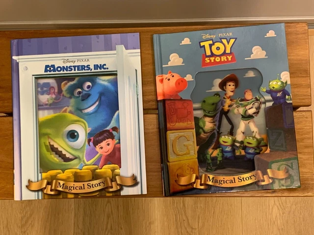 DISNEY PIXAR MONSTERS, Inc. Magical Story book & Toy story by Parragon ...