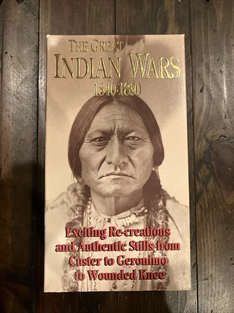 THE GREAT INDIAN Wars Vhs Rare Oop History Documentary Native American ...