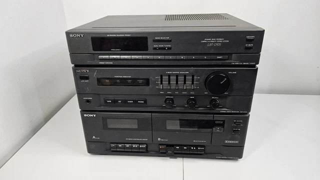 SONY LBT-D105 STEREO HI FI System ONLY TAPE DECKS NOT WORKING READ ...