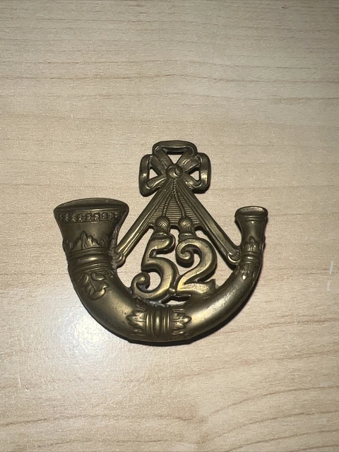 QB11- 52ND REGIMENT of Foot Oxfordshire Light Infantry Cap Badge £19.99 ...