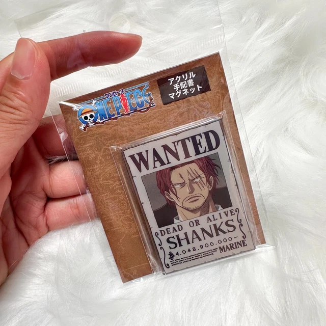 OFFICIAL ONE PIECE Magnet Shanks Wanted Poster $15.00 - PicClick CA