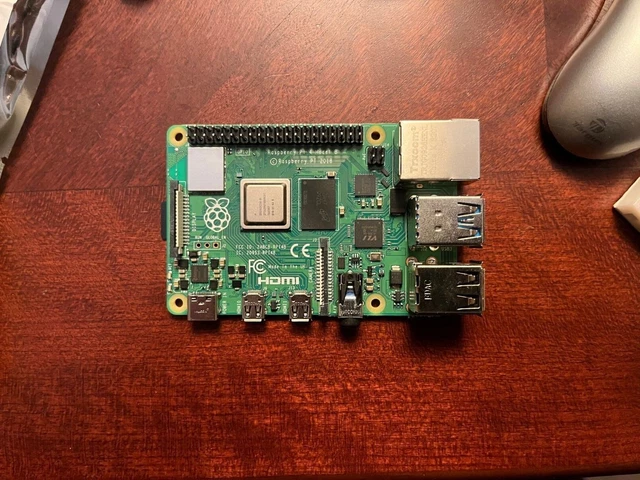 USED RASPBERRY PI 4 Model B 4GB PLUS 32 GB SD Card, Quad-core Cortex ...