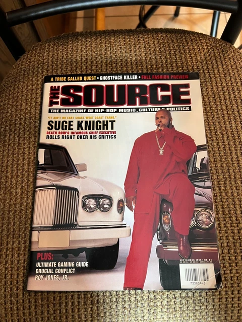 THE SOURCE MAGAZINE Suge Knight -September 1996 - No. 84 2Pac Death Row ...