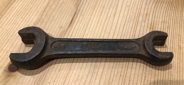 BSA MULTI TOOL SPANNER WRENCH CLASSIC MOTORCYCLE 1/2 3/8 5/16 7/16 ...