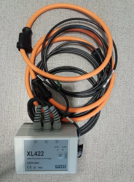 XL422 MISURATORE CORRENTE Trifase Three Phase Voltage Recorder Meter data logger EUR 290,00 ...