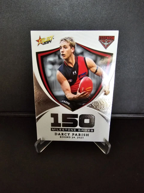 2024 SELECT AFL Footy Stars Darcy Parish 150 Milestone Games #MG33 ...