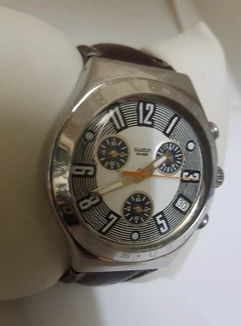 VINTAGE SWATCH IRONY AG2003 Chronograph w/date Swiss men’s Quartz ...