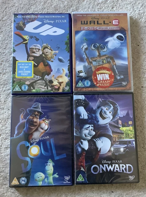 DISNEY PIXAR DVD Bundle. Soul. Up. Onward. Wall-E. ALL NEW & SEALED £20 ...