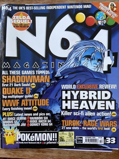 N64 MAGAZINE - Issue 33 - October 1999 £9.72 - PicClick UK