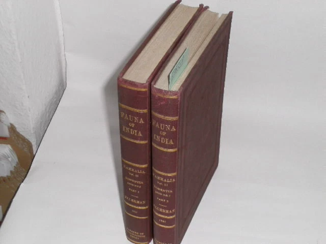 ELLERMANN, J.R THE Fauna Of India Including Pakistan, Burma And Ceylon ...