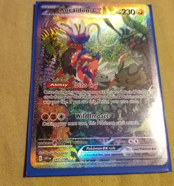 POKÉMON TCG KORAIDON ex Scarlet & Violet Base Set 247/198 Holo Special ...